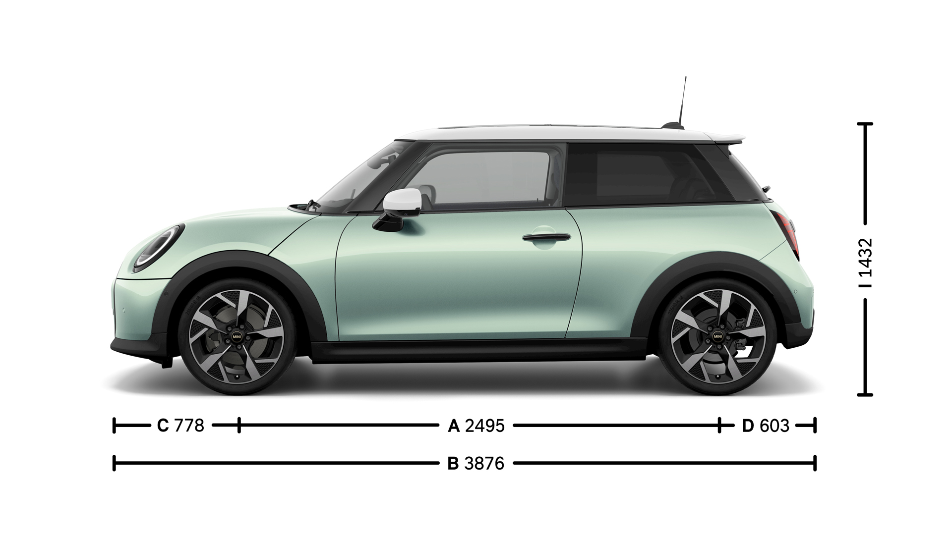 MINI Cooper 3-door - Dimensions – MINI Malaysia: The Official Website ...